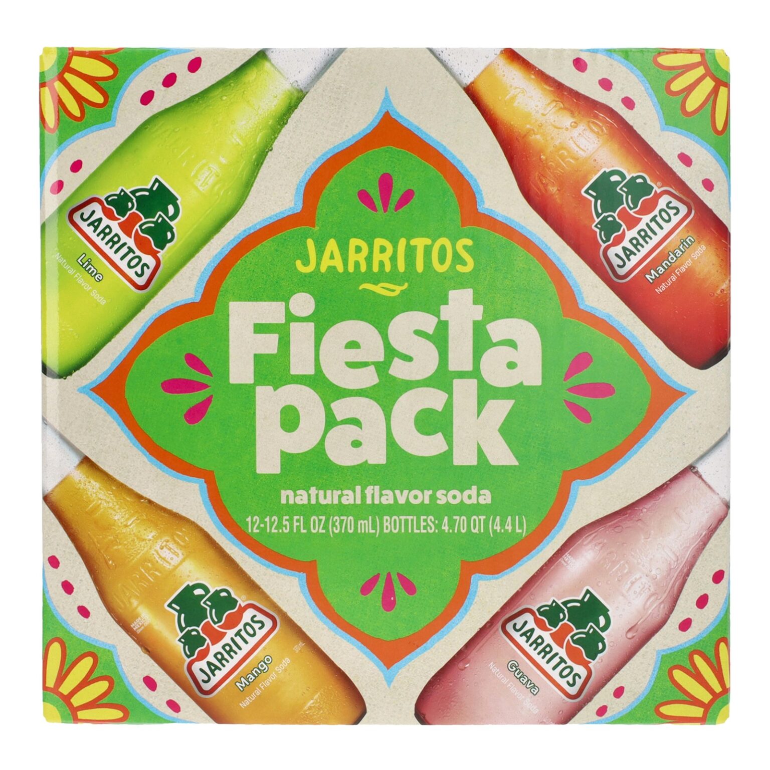 Jarritos Fiesta Variety Pack (12 x 370ml) – The Little Market