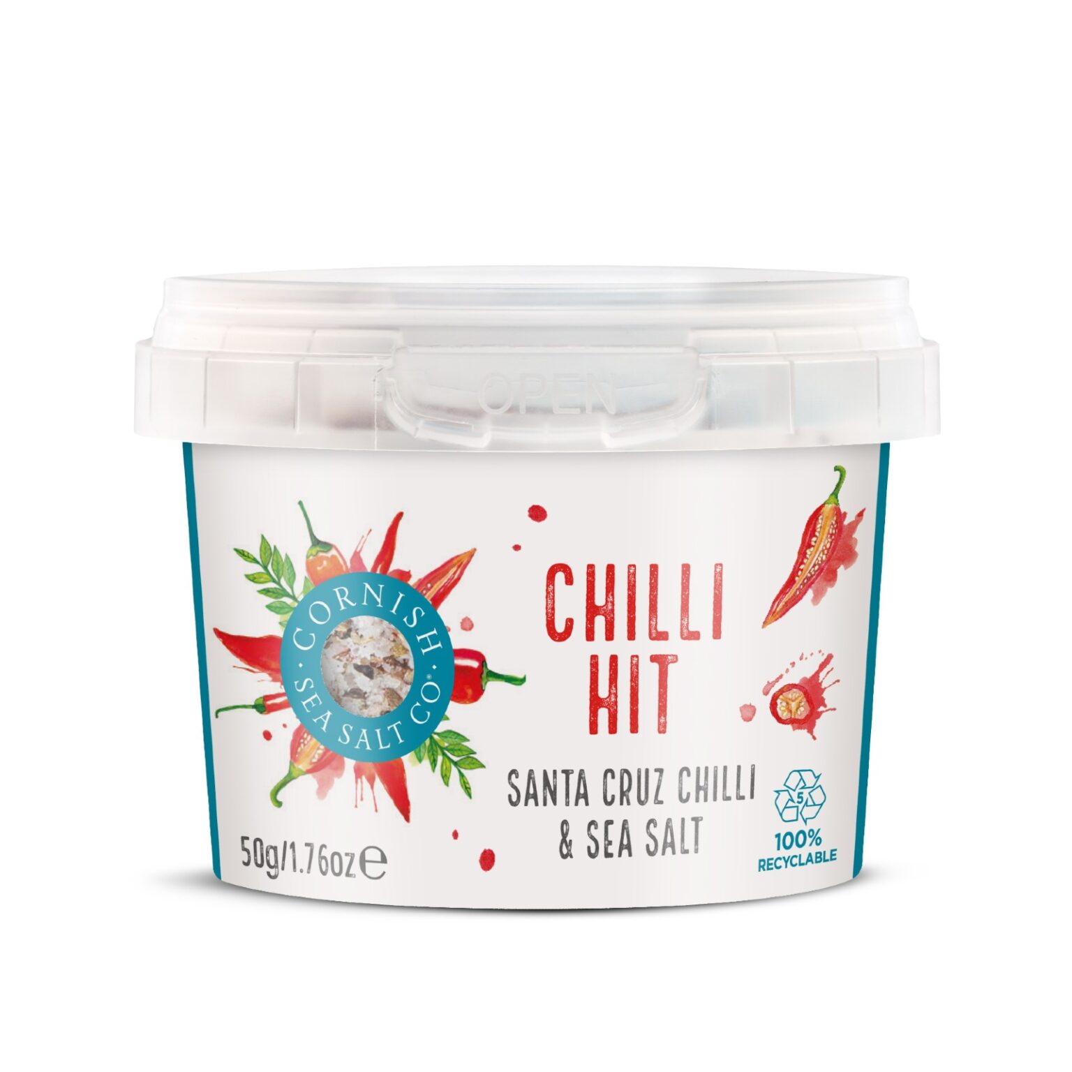 Cornish Sea Salt Chilli Hit 50g – The Little Market